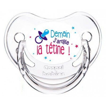 Tétine de bébé originale demain j'arrête la tétine